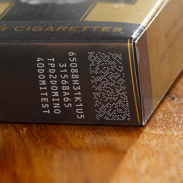 Printing on packs - Tobacco