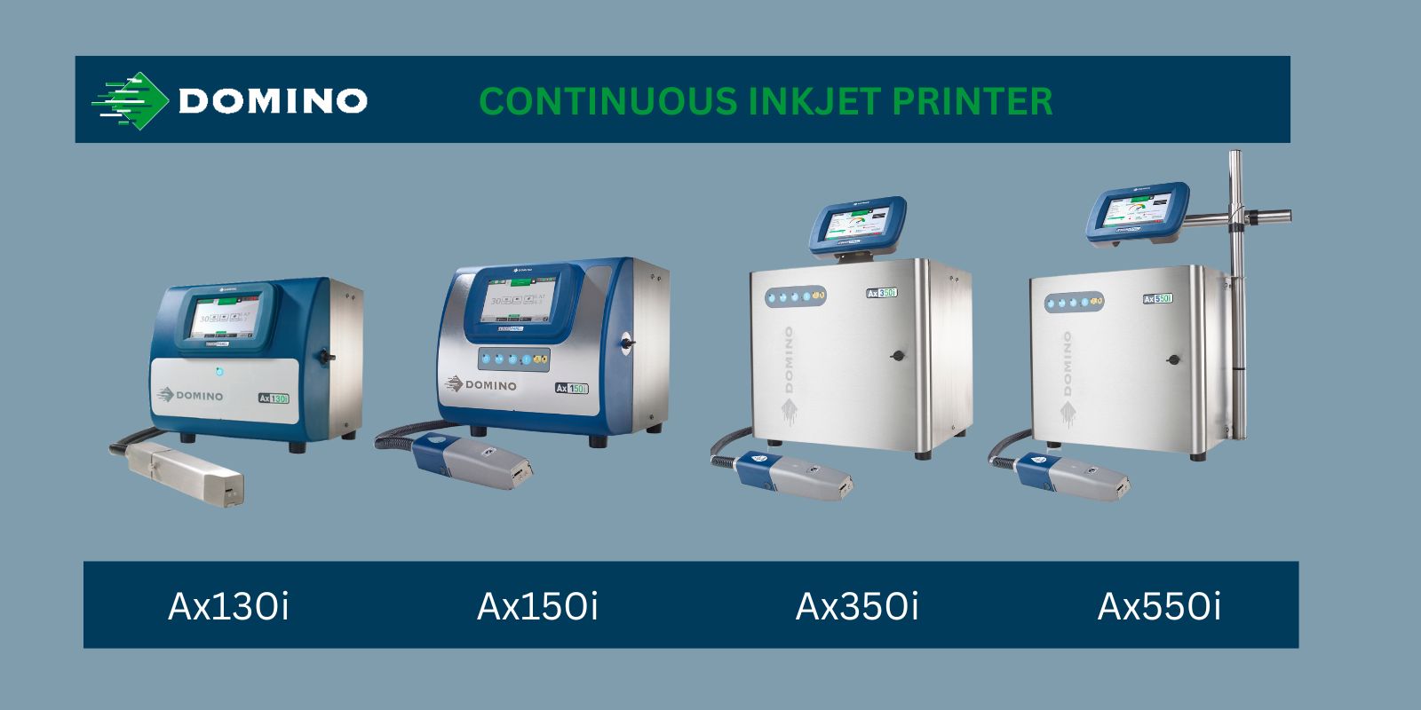 Domino | Ax-Series | High Speed Continuous Inkjet (CIJ) Printer | Domino Printech