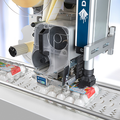 M230i-TB | Contactless Automatic Label Applicator Machine | Domino Printech