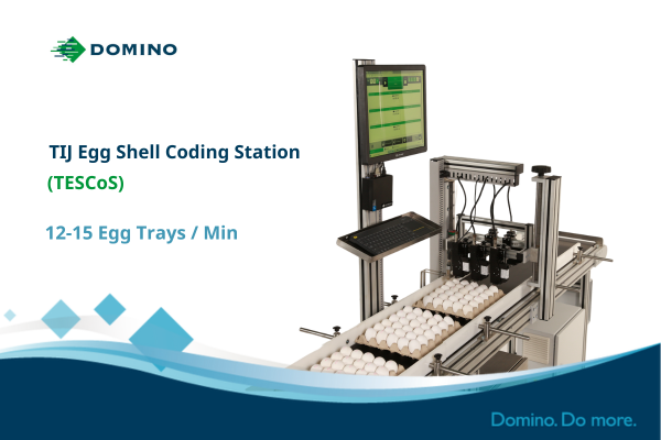 TIJ Egg Shell Coding Station | Domino Printech